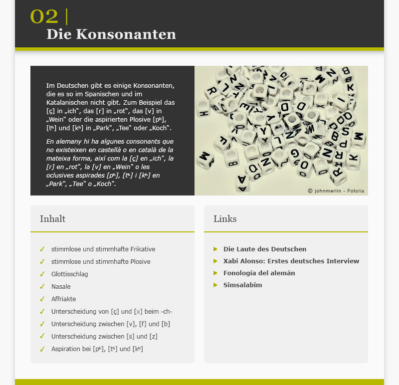 Deutsch Phonetik
